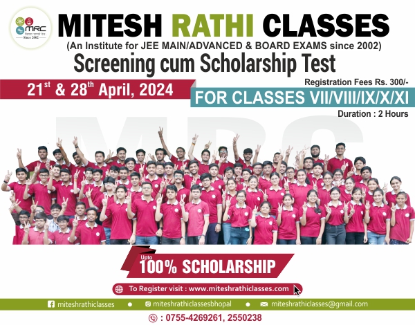 Mitesh Rathi Classes - Best IIT JEE coaching in Bhopal