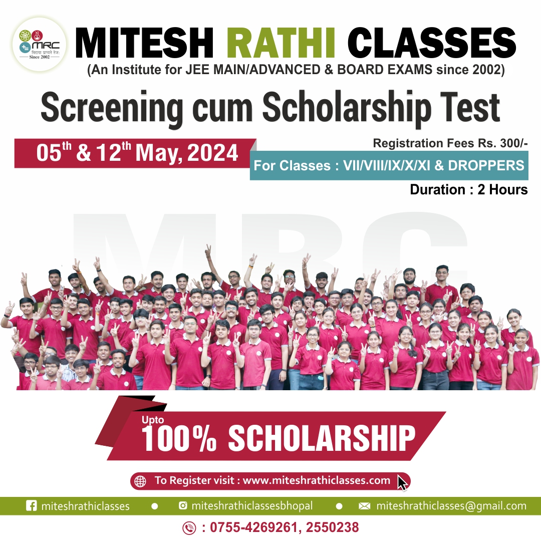 Mitesh Rathi Classes - Best IIT JEE coaching in Bhopal