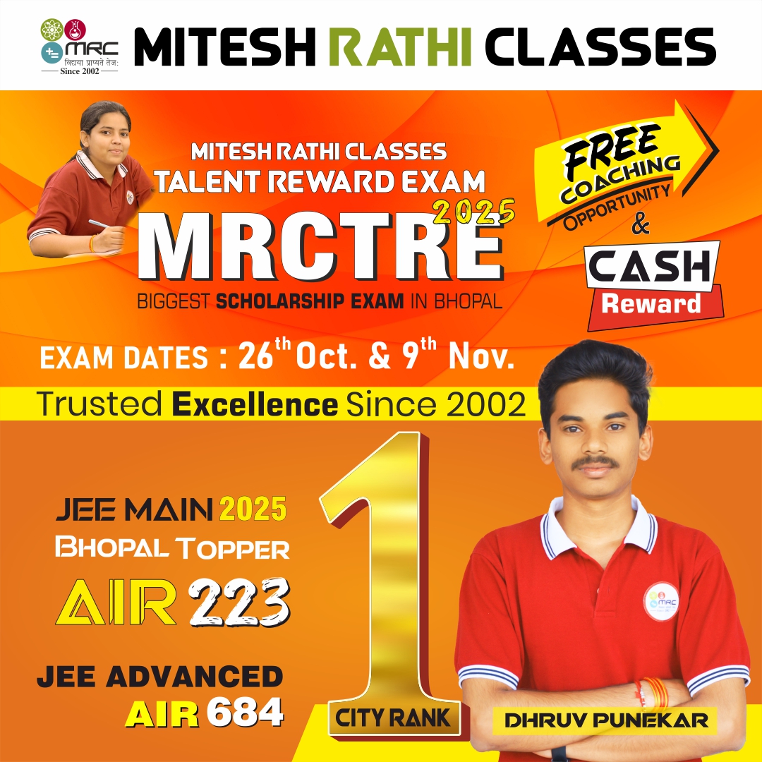 Mitesh Rathi Classes - Best IIT JEE coaching in Bhopal