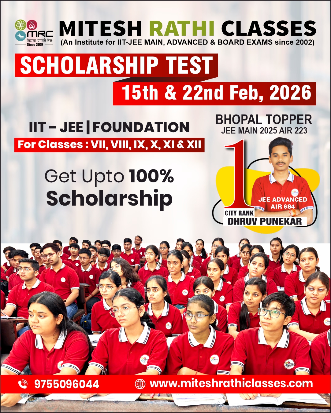 Mitesh Rathi Classes - Best IIT JEE coaching in Bhopal